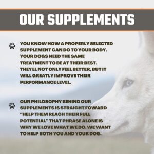 The Old Wolf Immunity (Pack Leader) 8 in 1 Multivitamins: Essential Dog Vitamins, Probiotics for Dogs to Improve Overall Health, Vitamin for Skin & Coat and Immune Health - Krill & CLA 80 Soft Gels