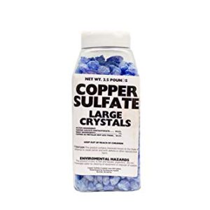 Copper Sulfate Large Crystals 2.5lb Jar