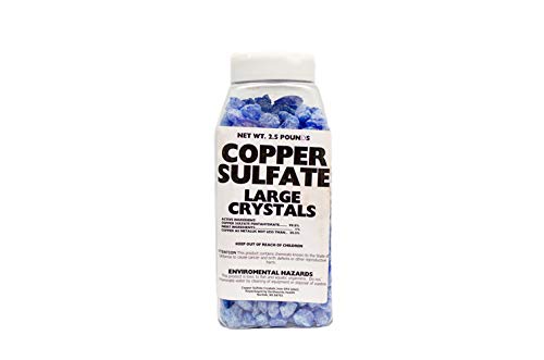 Copper Sulfate Large Crystals 2.5lb Jar