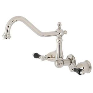 kingston brass ks1286pkl duchess kitchen faucet, polished nickel