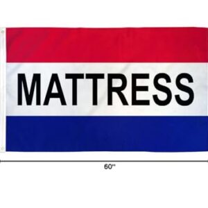 Mattress 3x5 ft Flag Polyester - Perfect for Businesses, Furniture Stores, Mattress Outlets, etc!