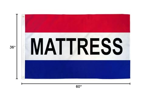 Mattress 3x5 ft Flag Polyester - Perfect for Businesses, Furniture Stores, Mattress Outlets, etc!