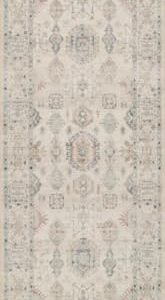 Loloi II Hathaway Collection HTH-06 Blush/Multi 9'-0" x 12'-0", .25" Thick, Area Rug, Soft, Durable, Printed, Modern, Low Pile, Non-Shedding, Easy Clean, Living Room Rug