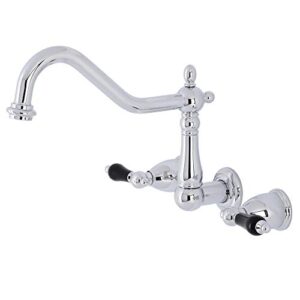 kingston brass ks1281pkl duchess kitchen faucet, polished chrome