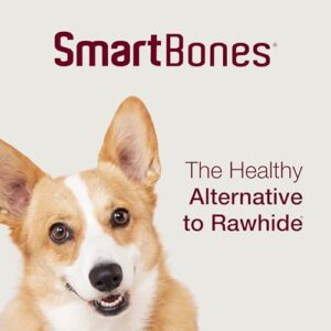 SmartBones SmartSticks, Treat Your Dog to a Rawhide-Free Chew Made With Real Meat and Vegetables, 25 Count (Pack of 1)