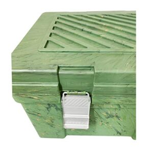 HOMZ Foot Locker Storage Container, Green Camo