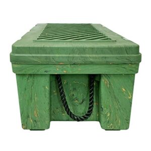 HOMZ Foot Locker Storage Container, Green Camo