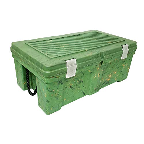 HOMZ Foot Locker Storage Container, Green Camo