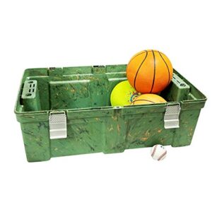 HOMZ Foot Locker Storage Container, Green Camo