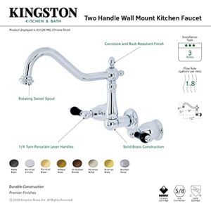 Kingston Brass KS1285PKL Duchess Kitchen Faucet, Oil Rubbed Bronze