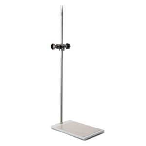 onilab 18900258 universal plate stand with support rod and clamp for overhead stirrer