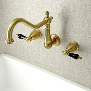 Kingston Brass KS1287PKL Duchess Kitchen Faucet, Brushed Brass