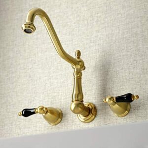 Kingston Brass KS1287PKL Duchess Kitchen Faucet, Brushed Brass