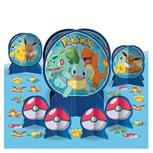 Table Decorating Kit (23 Pc Set) - Sturdy, Perfect Party Essential For Themed Parties & Events, Pokemon