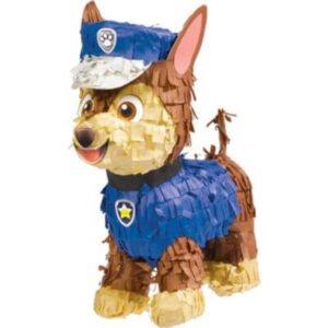 paw patrol adventures multicolor mini pinata decoration - 6.75" h x 7.75" d (1 counr) - premium tissue & cardboard materials - fun & exciting - ideal for fun themed parties