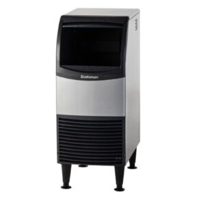 scotsman uf1415a-1 15" air-cooled flake undercounter ice maker machine with 36 lb. storage capacity, 142 lbs/day, 115v, nsf