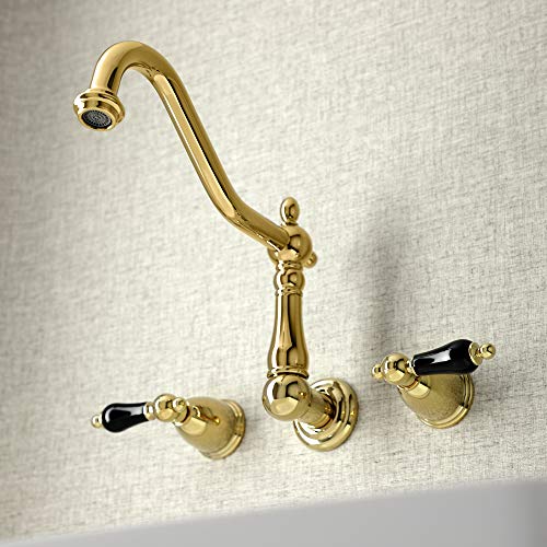 Kingston Brass KS1282PKL Duchess Kitchen Faucet, Polished Brass