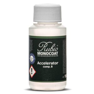 rubio monocoat wood oil accelerator & hardener | oil plus part b | for use with oil plus part a, sheenplus, and hybrid wood protector | 100 ml