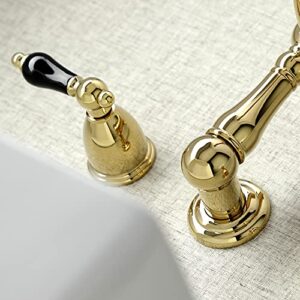 Kingston Brass KS1282PKL Duchess Kitchen Faucet, Polished Brass