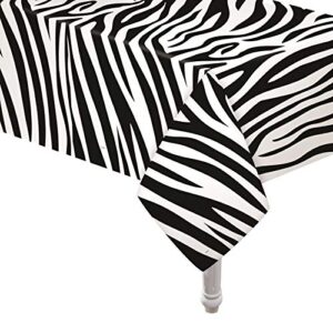 Oojami 5 Pack Animal Safari Theme Zoo Print Table Cover Animal Theme Tablecloth Party Supplies/Ideal for Birthday Parties, Animal Theme Party, Baby Showers, Zoo Jungle Safari Themed Party