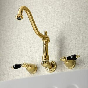 Kingston Brass KS1282PKL Duchess Kitchen Faucet, Polished Brass