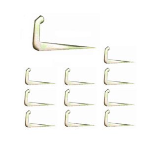 shade doctor of maine extra large brass tenter hooks - 10 pack