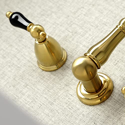 Kingston Brass KS1287PKL Duchess Kitchen Faucet, Brushed Brass