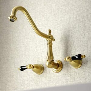 Kingston Brass KS1287PKL Duchess Kitchen Faucet, Brushed Brass