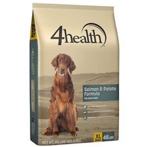 4health salmon & potato formula adult dog food | modulate the immune system of canines, 45 lb