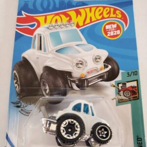 Hot Wheels 2020 Tooned '70 Volkswagen Baja Bug, White 126/250