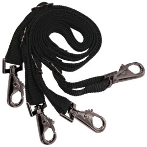 kensington adjustable leg straps for horse blanket — designed with elastic for horses comfort — easy latch hooks for quick removal — sold in pairs (avg)