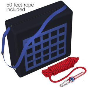 Emergency Escape Bag for Pets up to 100 Pounds - Rope 50ft Included - Safety Equipment Carrier - Rapid Rescue Bag for Pets Animals (Large 28"x21"x14")