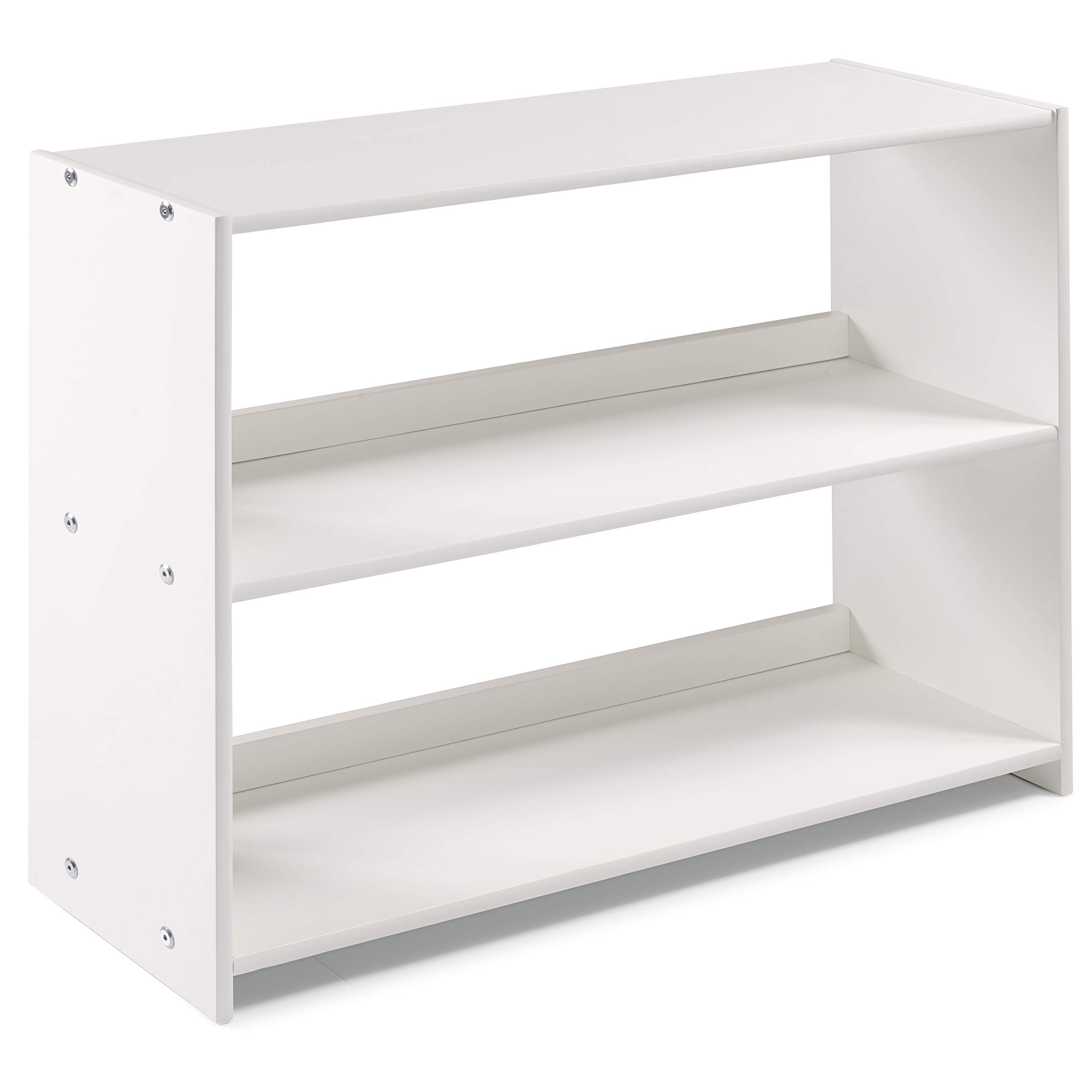 Donco Kids Louver Low LOFT Bookcase White (790-DW)