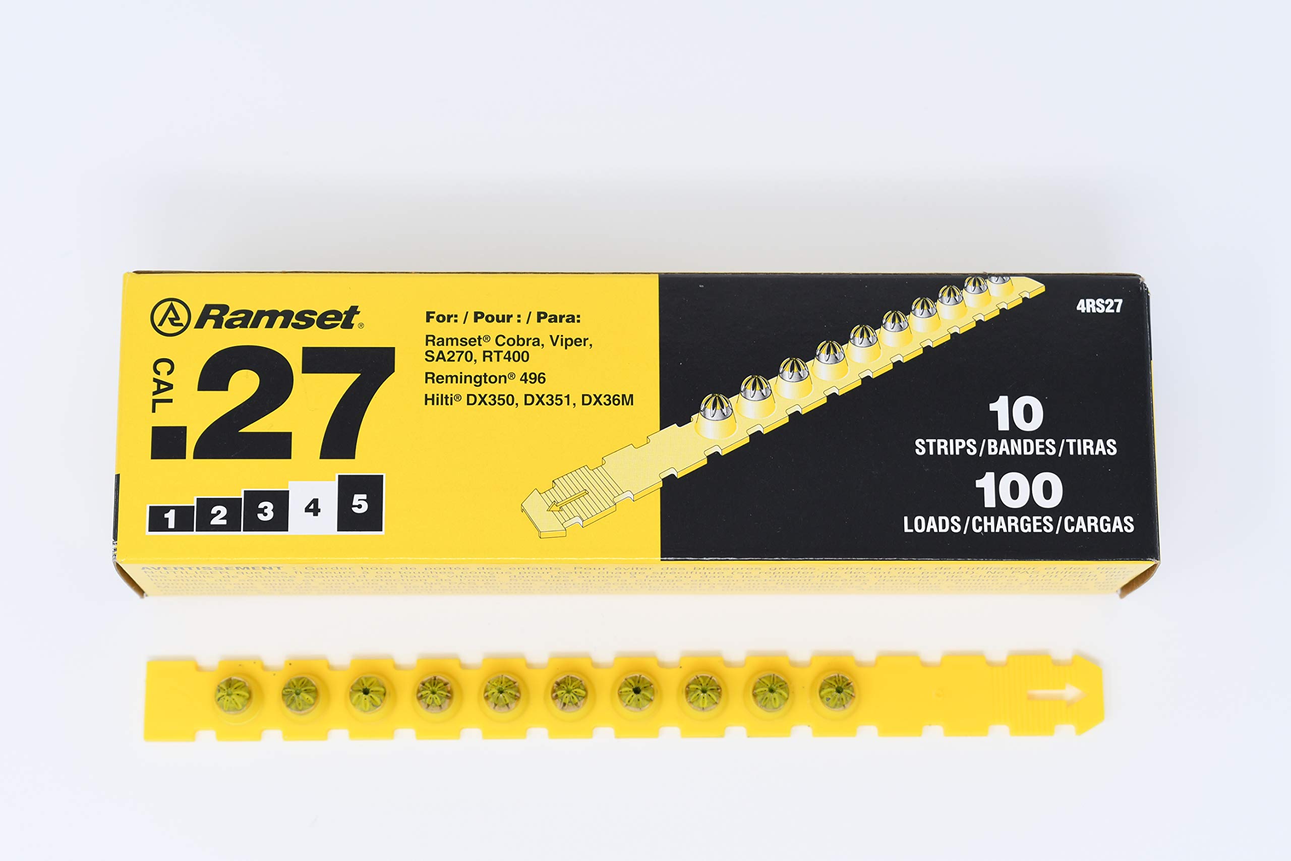 4RS27 .27 Cal. Yellow Strip Loads