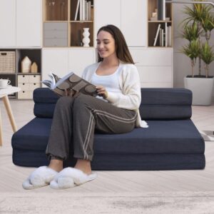 Milliard Tri-Fold Foam Folding Mattress- Full Size- Foldable Sofa Mattress