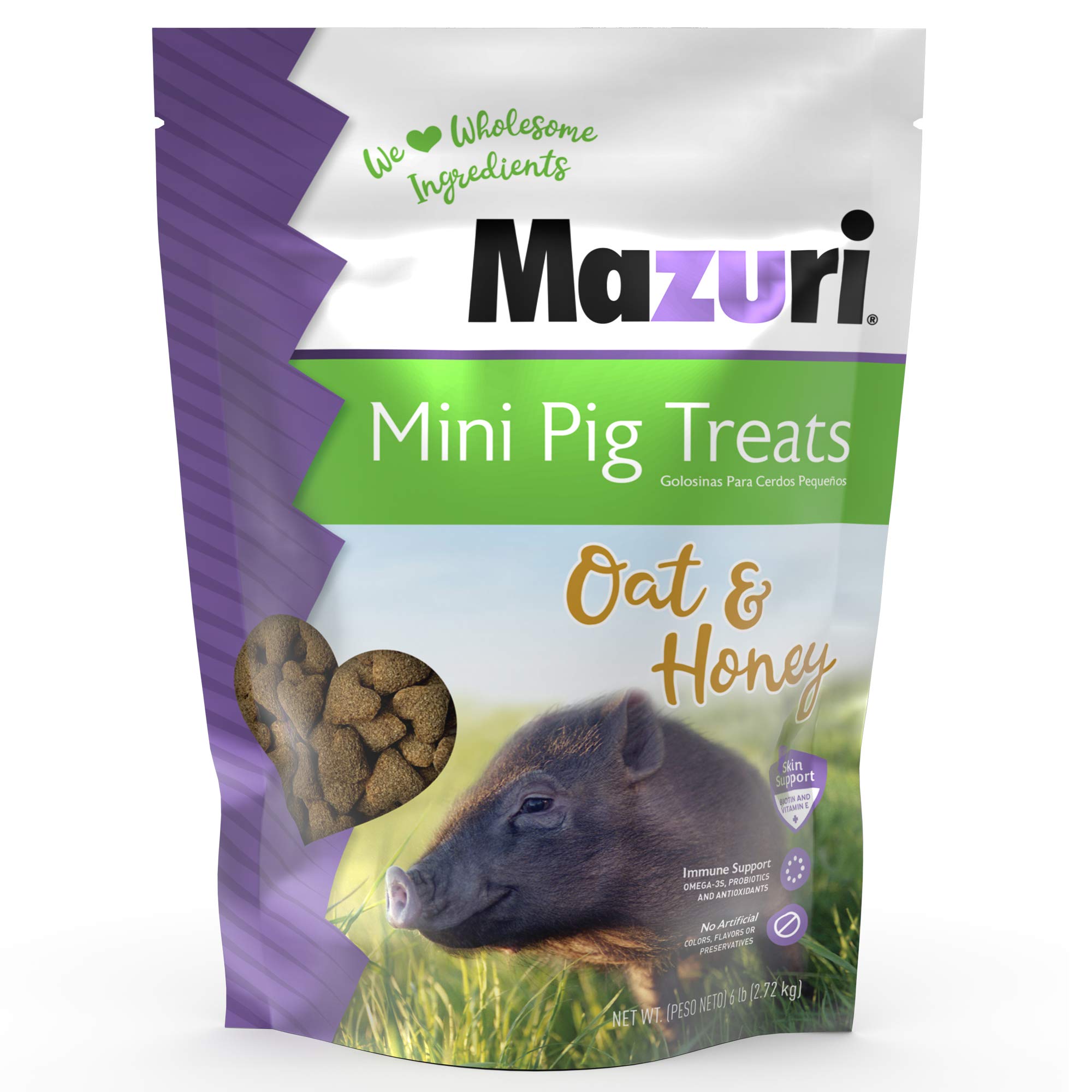 Mazuri® Mini Pig Treats – Oat & Honey, 6 lb.