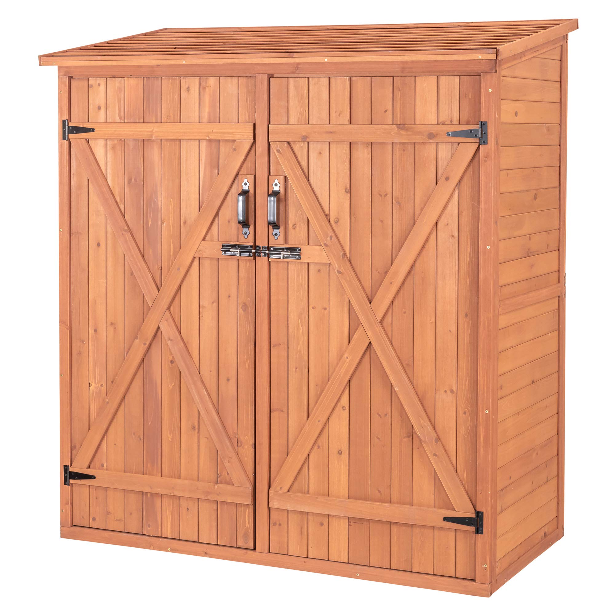 Leisure Season MSS6602-T Storage-Sheds, Medium Brown