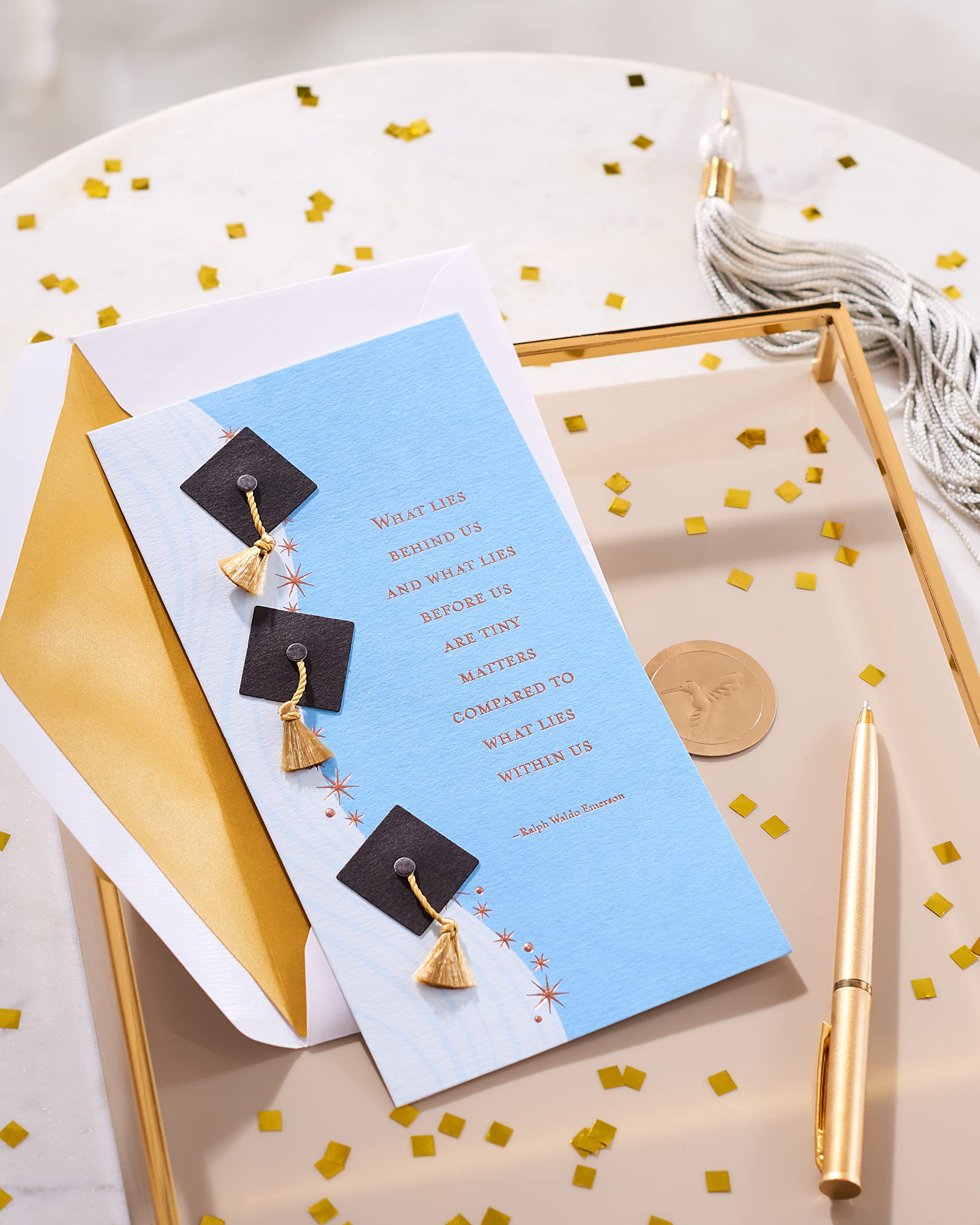 Papyrus Graduation Card with Money Holder (Tomorrow's Adventure)