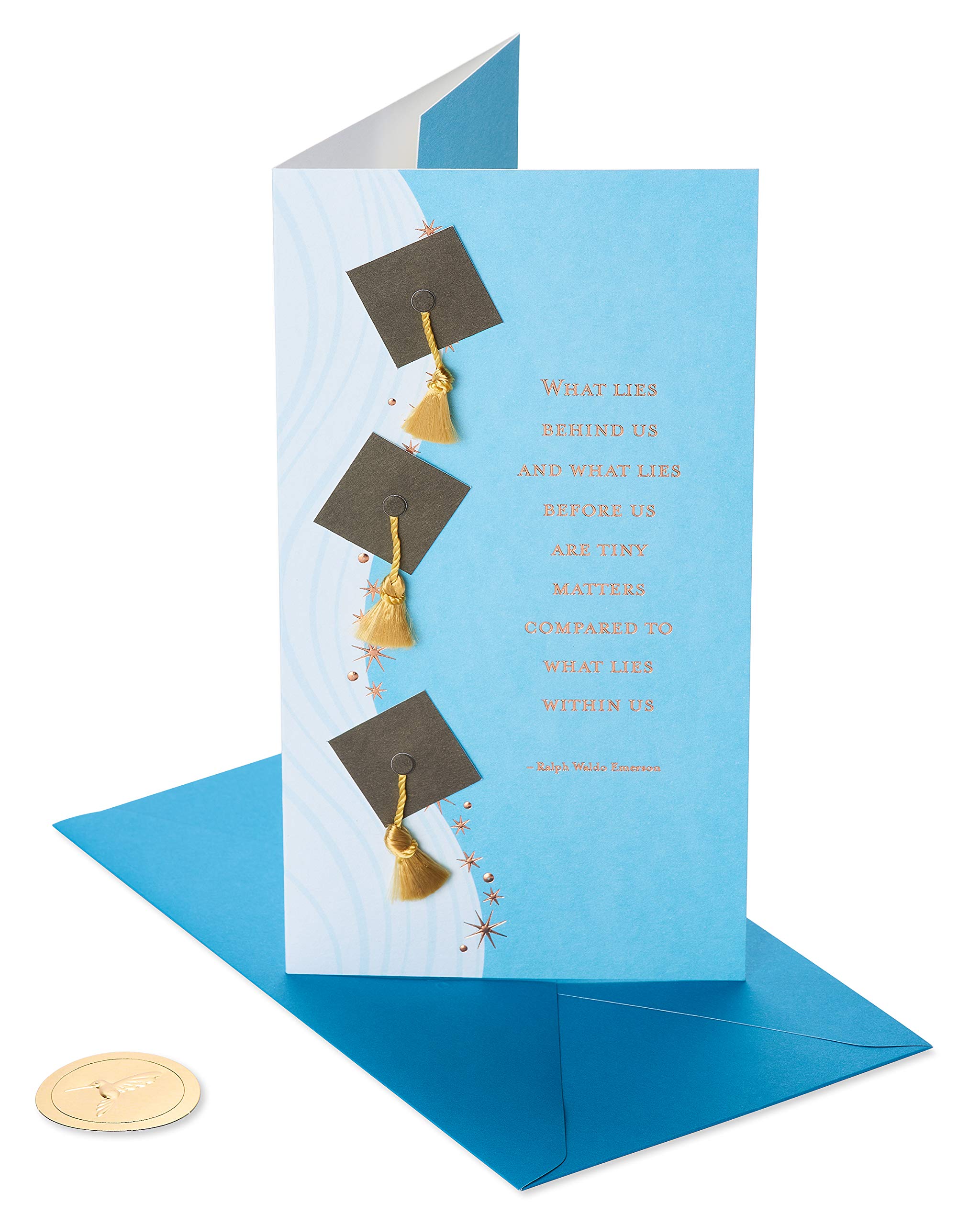 Papyrus Graduation Card with Money Holder (Tomorrow's Adventure)