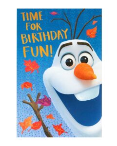 disney frozen 2 birthday fun card (olaf) 644082