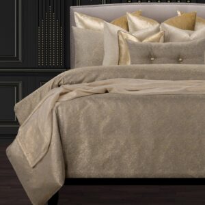 Overstock F Scott Fitzgerald Jazz Club Bronze Luxury Duvet Cover and Insert Set King 6 Piece