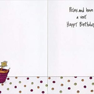 Oatmeal Studios Two Cats in Kitchen Funny/Humorous Birthday Card