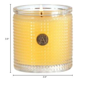 Aromatique Agave Pineapple Textured Glass Scented Jar Candle