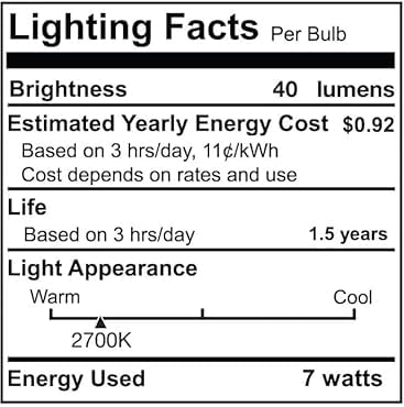 Creative Hobbies® Replacement Light Bulbs for Electric Candle Lamps, Flame Tip Bulbs for Window Candles, Chandeliers - 7 Watt - 120 Volt - E12 Candelabra- Pack of 12