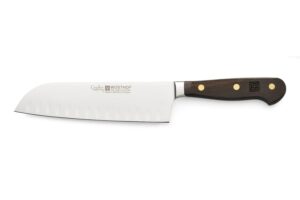 wüsthof crafter 7" hollow edge santoku knife