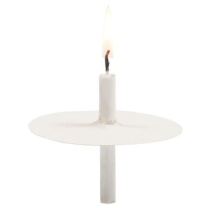 Juvale Candle Drip Protectors for Candlelight Vigil (3 in, 200 Pack)