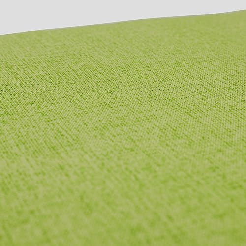 Pillow Perfect Pompeii Solid Indoor/Outdoor Wicker Patio Sofa/Swing Cushion Tufted, Weather and Fade Resistant, 18" x 56", Green