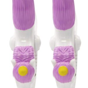 O2COOL Unicorn Boca Clips, Purple