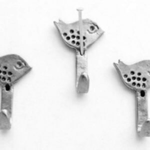 Norma Jean Designs 3PC Set Mini Bird Hooks Antique Silver