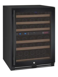 allavino wine refrigerator, 56 bottle, black